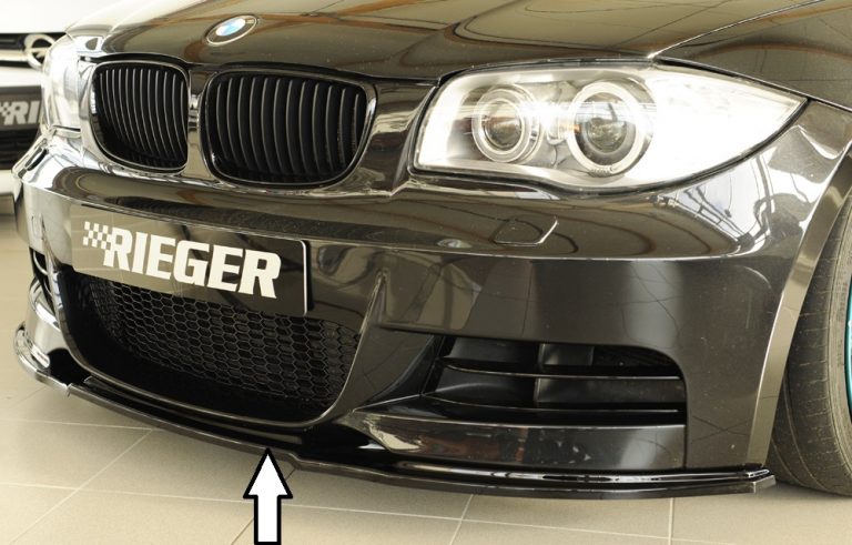 BMW 1 series E82 Coupe & E88 Convertible Rieger Front Spoiler Splitter ...