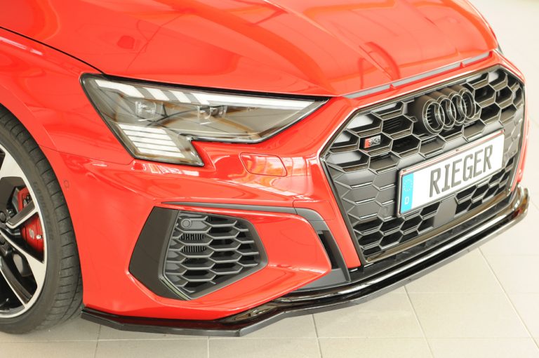 Audi A3 GY S-Line & S3 Saloon & Sportback Front Splitter ABS Plastic ...